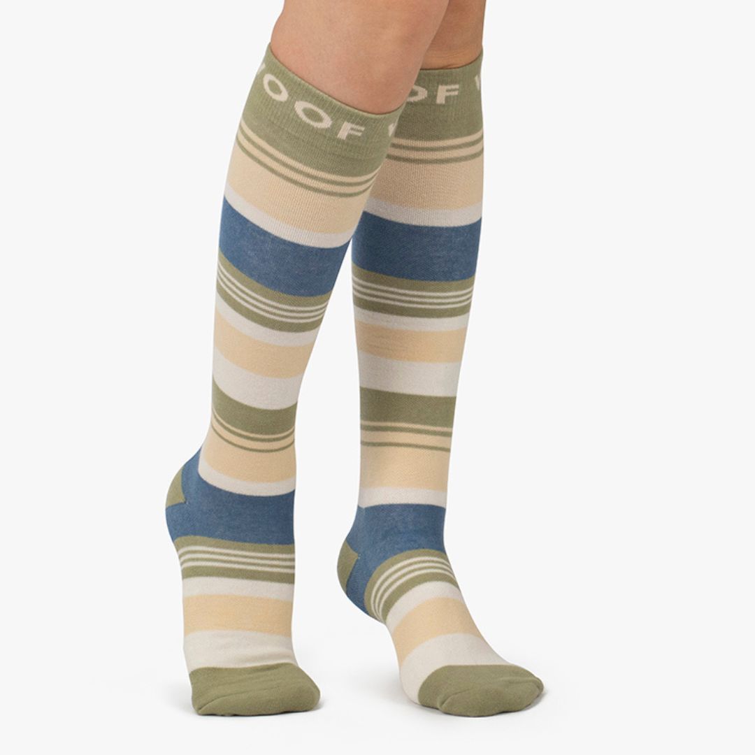 Chill Sunday Stripes Bamboo Compression Socks – Dr Woof Apparel B2B
