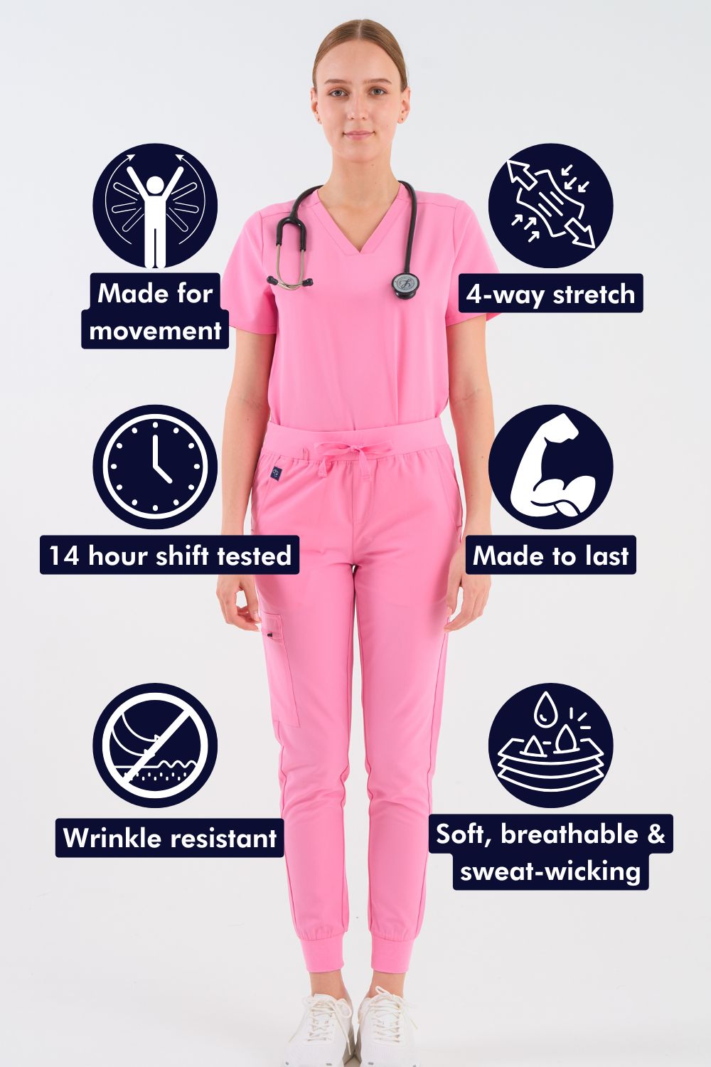 Women Classic Joggers Scrub Pants – Dr Woof Apparel B2B