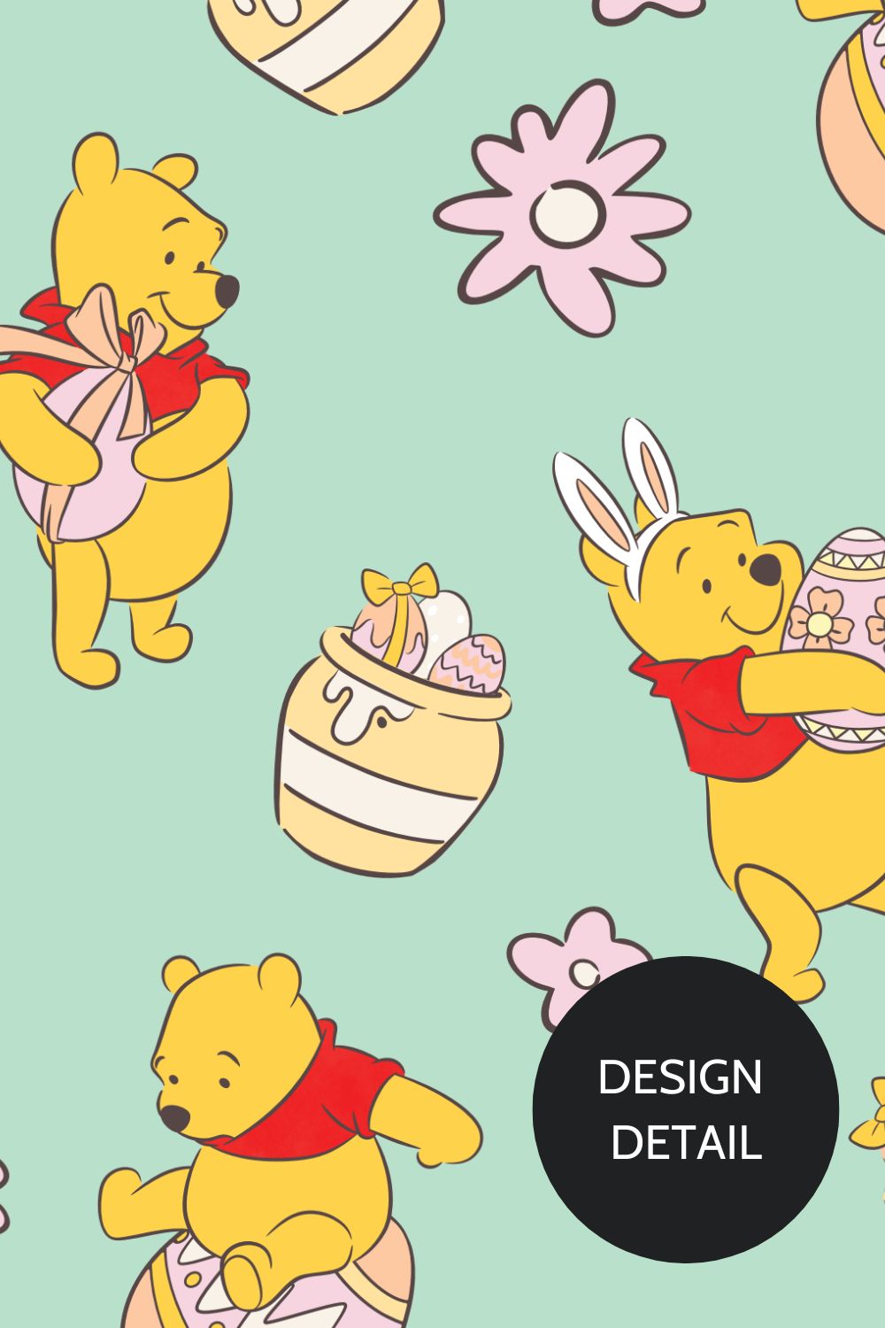Disney’s Winnie the Pooh Scrunchie | Easter Egg Hunt – Dr Woof Apparel B2B