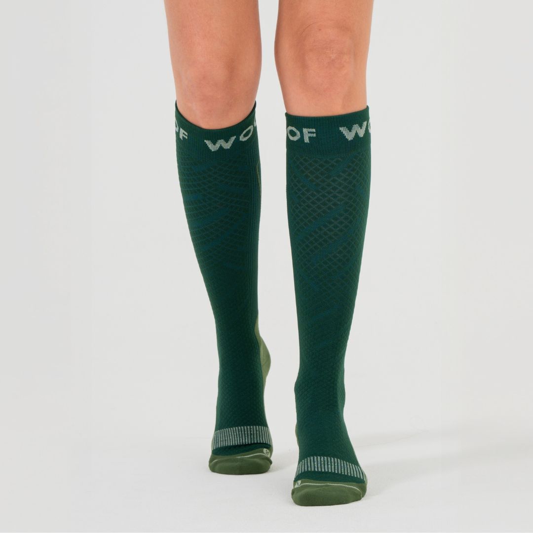 Green Performance Compression Socks for Running & Recovery – Dr Woof ...
